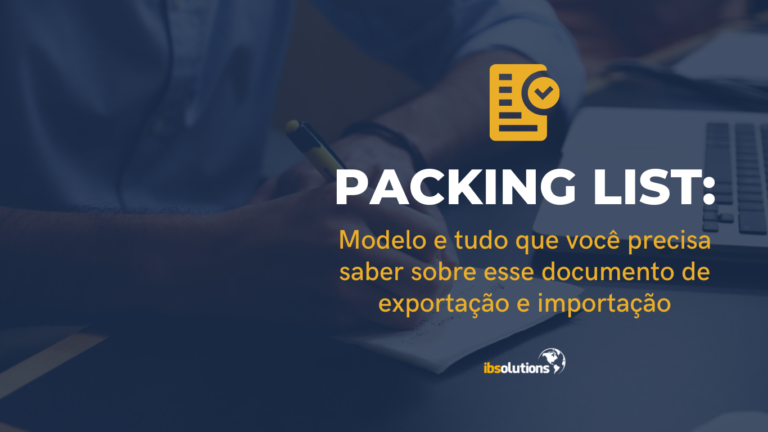 Arquivos modelo de packing list - IBSolutions